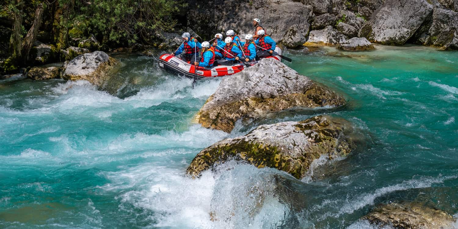 Rafting in Bovec on the Soča River - Nature's Ways