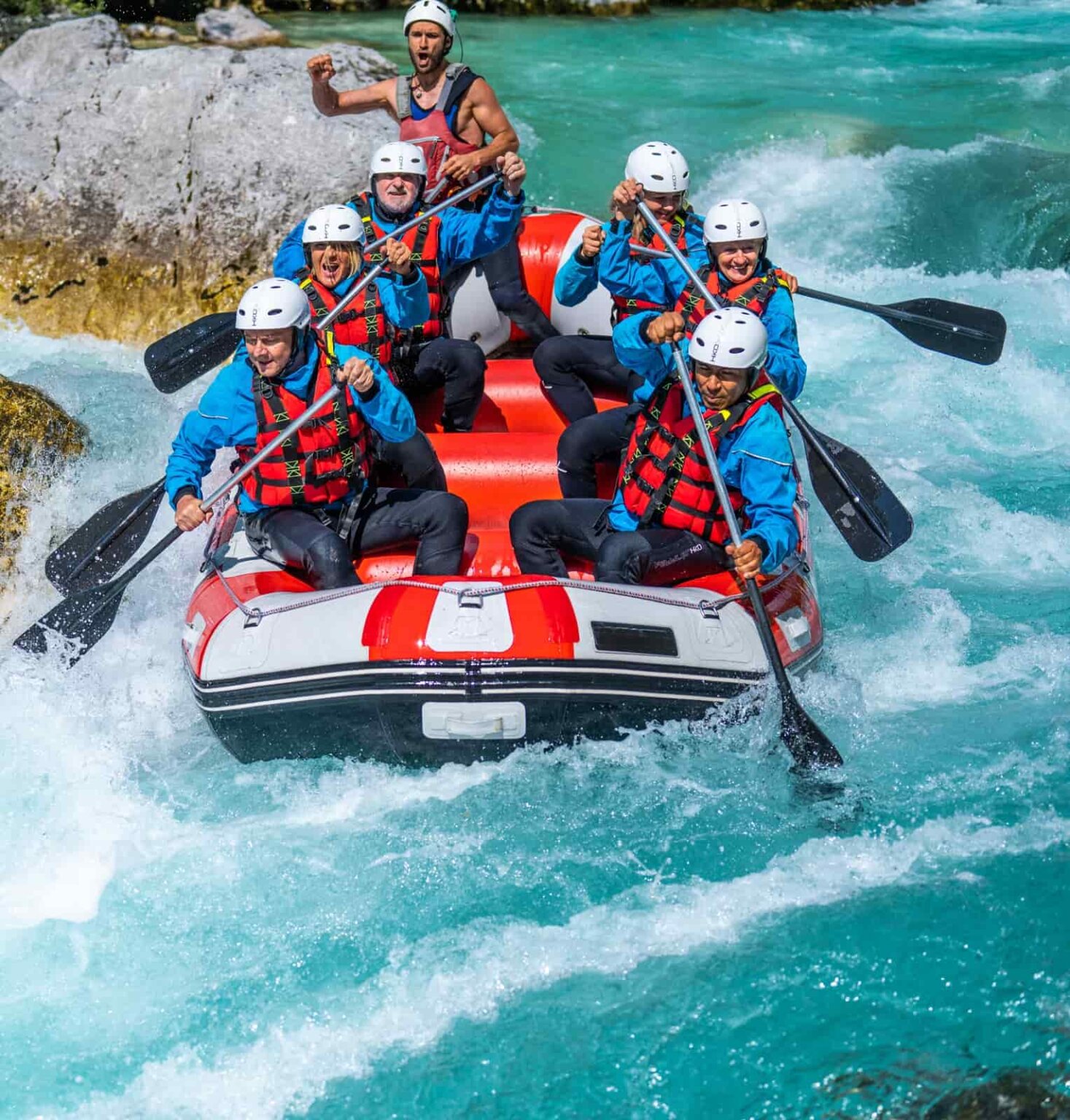 Rafting in Bovec on the Soča River - Nature's Ways